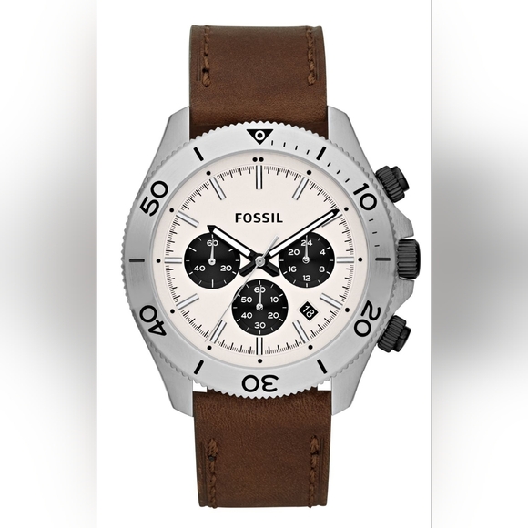 Fossil | Accessories | Fossil Retro Traveler Chronograph Mens Watch ...